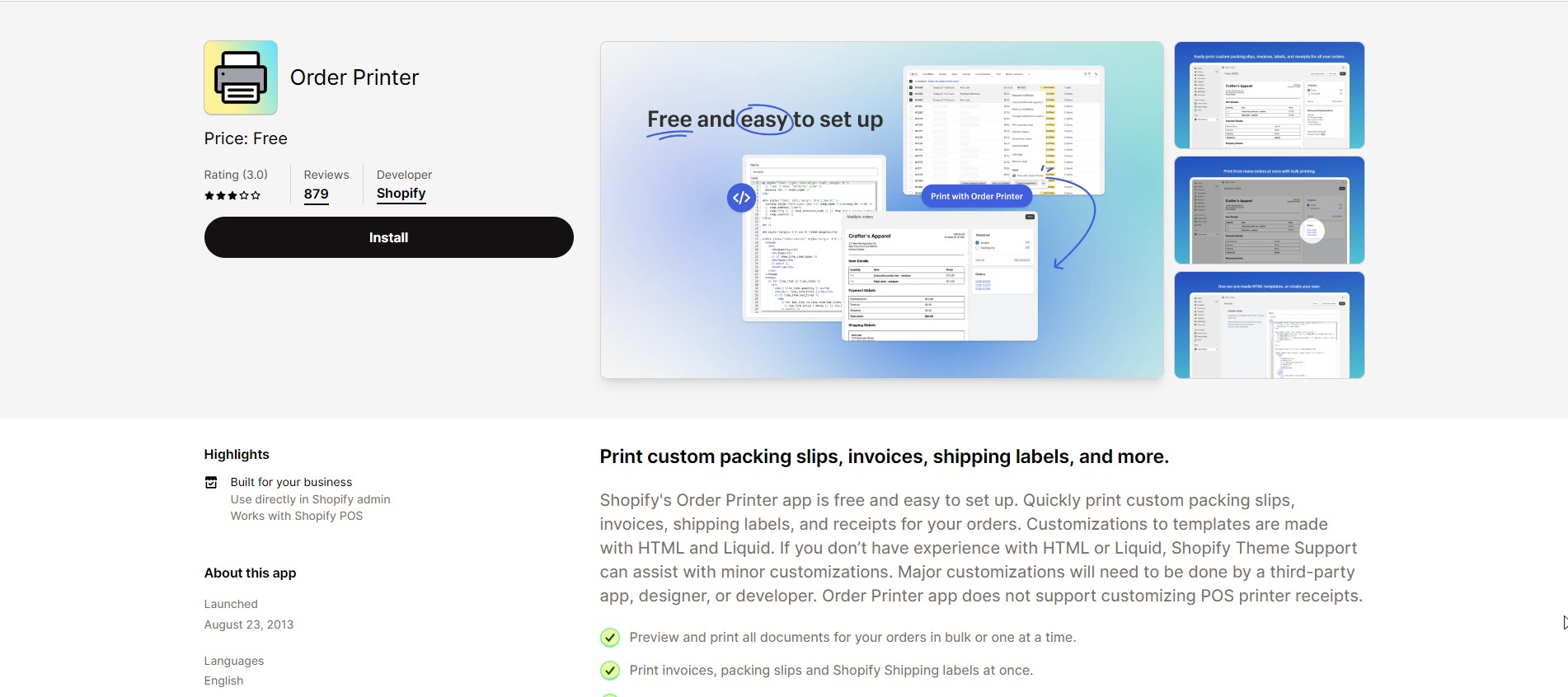 Top 10 Shopify Order Printer Apps